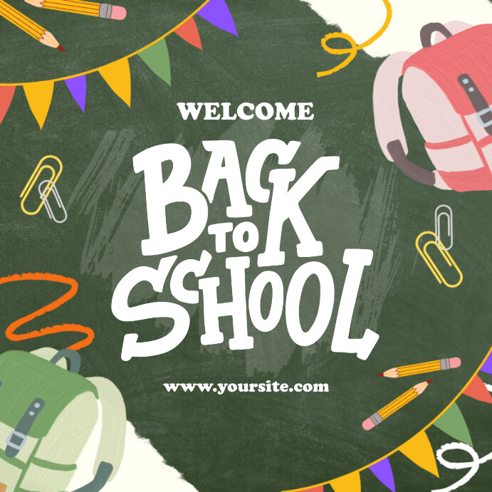 Welcome Back To School Flyer Template | PosterMyWall