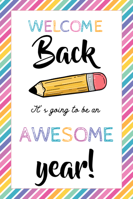 Welcome Back To School Gift Tag Template | PosterMyWall