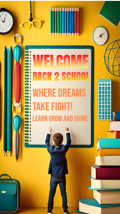 Welcome Back To School Instagram Story Template | PosterMyWall