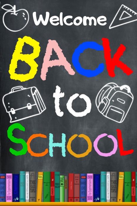 Welcome Back To School Poster Template | PosterMyWall