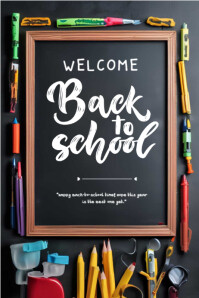 Welcome Back to School template 2025 | PosterMyWall