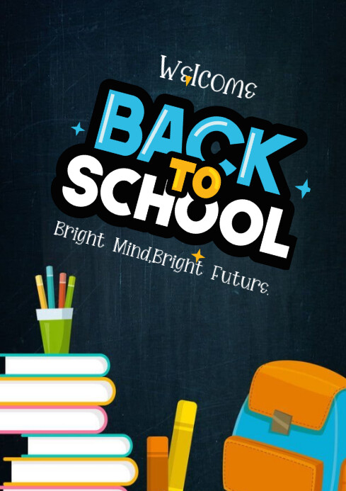 Welcome back to school template 2025 | PosterMyWall