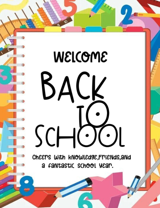 Copy of Welcome back to school template 2025 | PosterMyWall