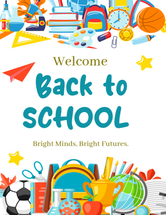 Copy of Welcome back to School template 2025 | PosterMyWall