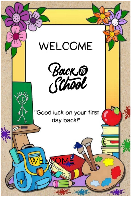 Copy of Welcome back to school template 2025 | PosterMyWall