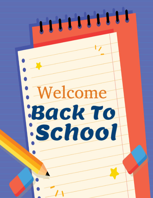 Welcome Back to school template 2025 | PosterMyWall