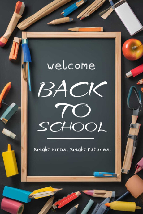 Welcome Back to School template 2025 | PosterMyWall