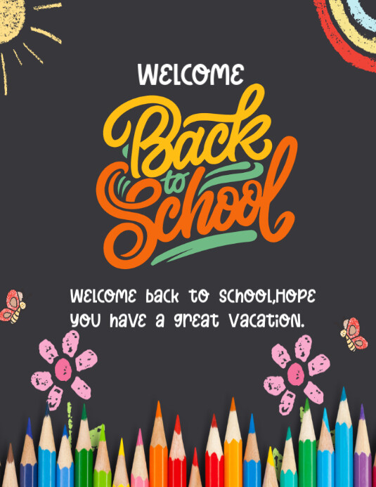 Copy of Welcome back to school template 2025 | PosterMyWall