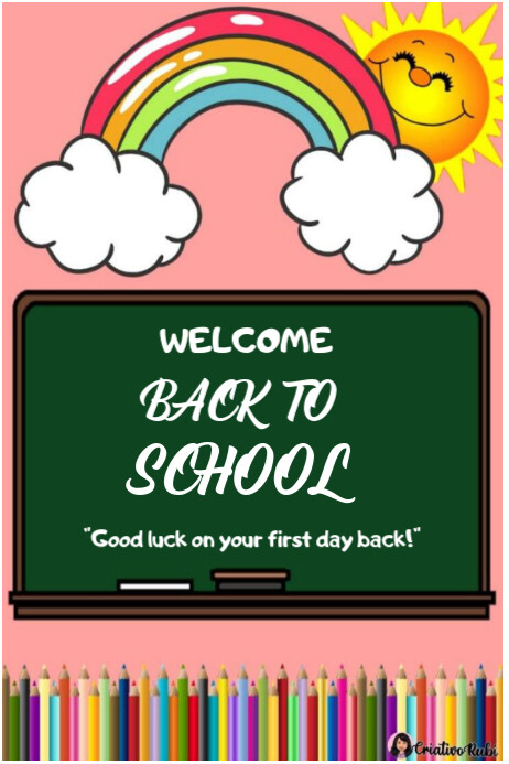 Welcome back to school template 2025 | PosterMyWall