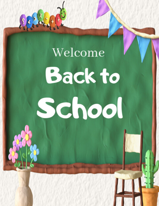 Welcome back to School template 2025 | PosterMyWall