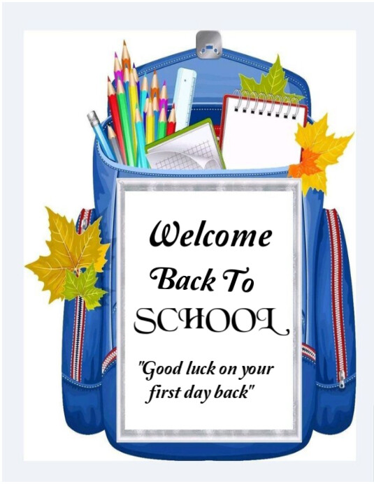 Copy of Welcome back to school template 2025 | PosterMyWall