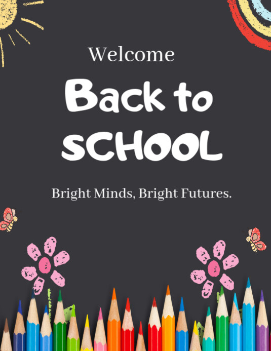 Welcome back to School template 2025 | PosterMyWall