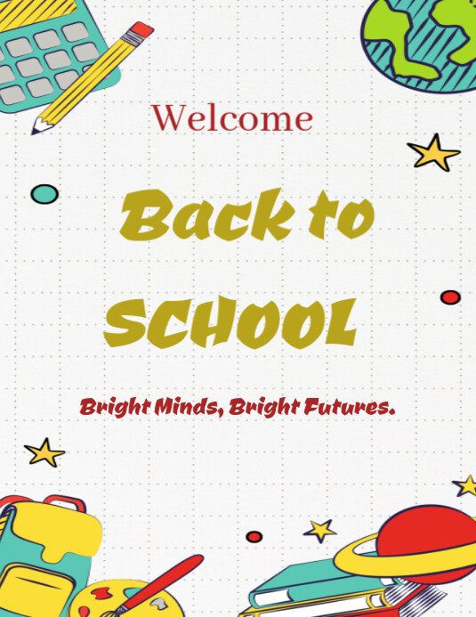 Copy of Welcome back to School template 2025 | PosterMyWall