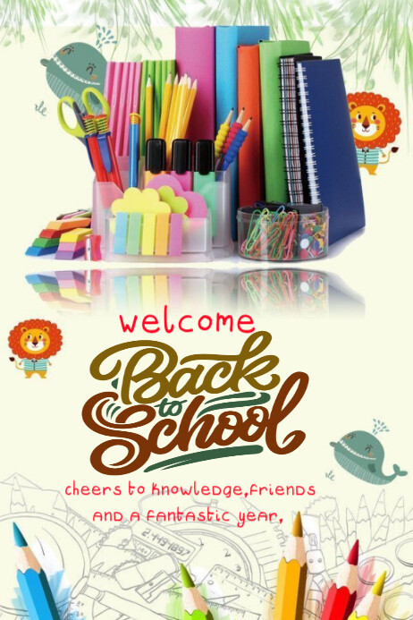 Copy of Welcome back to school template 2025 | PosterMyWall