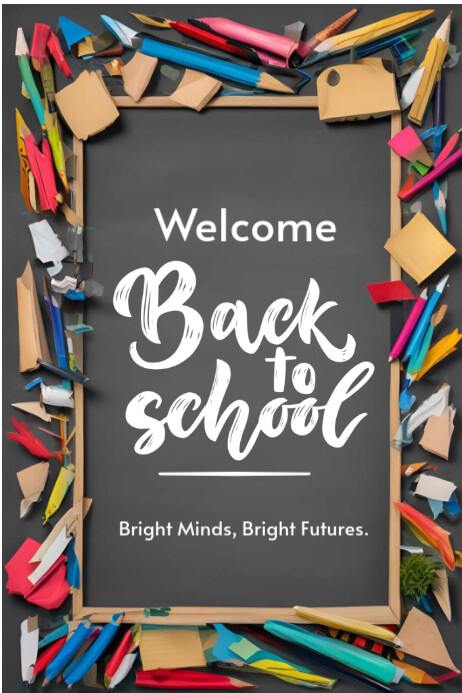 Welcome Back to School template 2025 | PosterMyWall