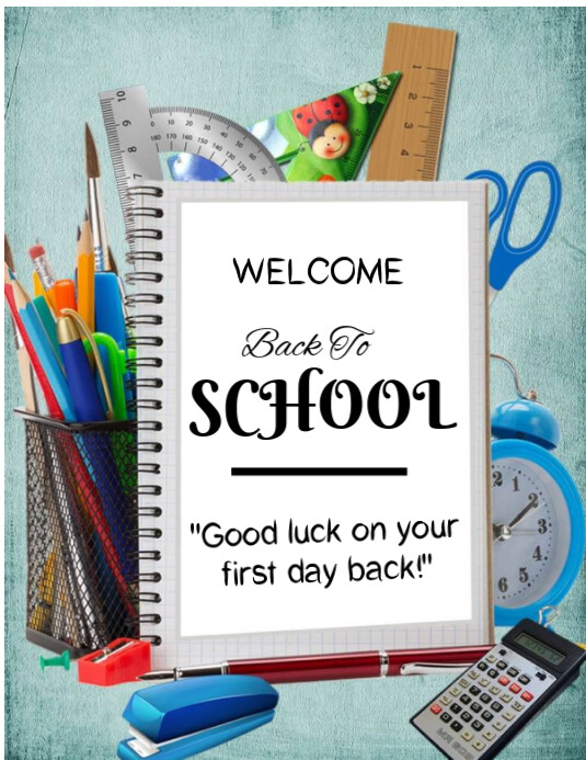 Welcome back to school template 2025 | PosterMyWall
