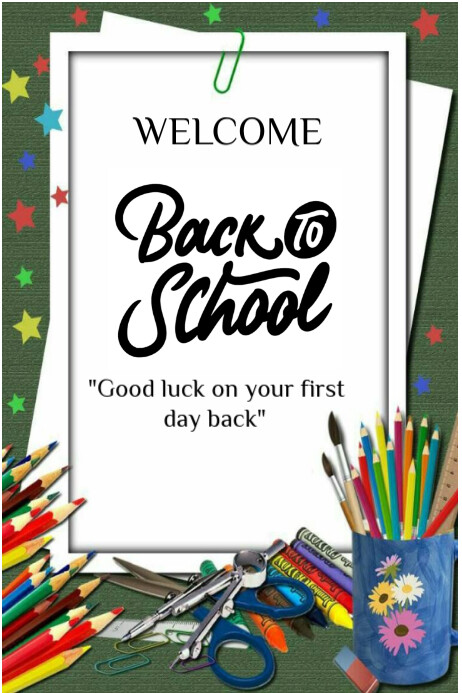 Welcome back to school template 2025 | PosterMyWall