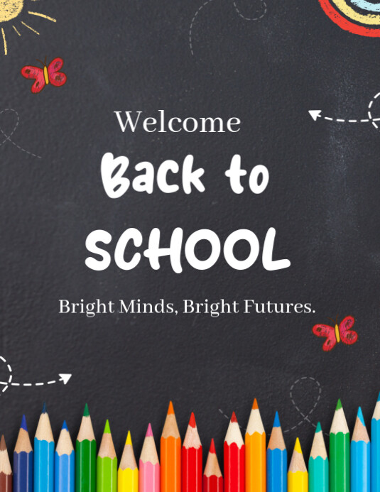 Welcome back to School template 2025 | PosterMyWall