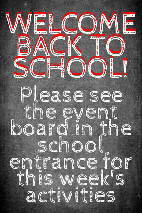 Welcome Back To School Template | PosterMyWall