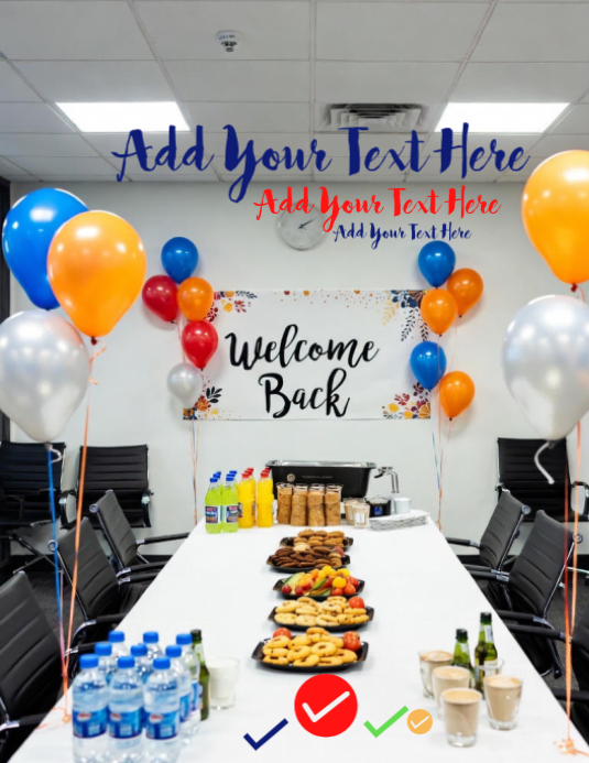 Welcome Back To the Office 2026 Template | PosterMyWall