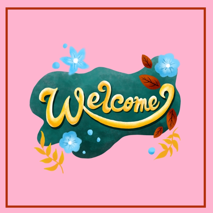 Copy of welcome banner (10) | PosterMyWall