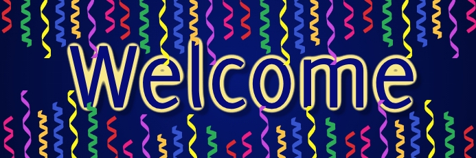 Welcome Banner (Dark) Template | PosterMyWall
