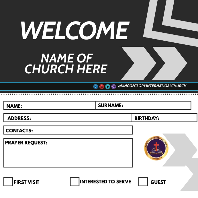 Copy of Welcome card | PosterMyWall