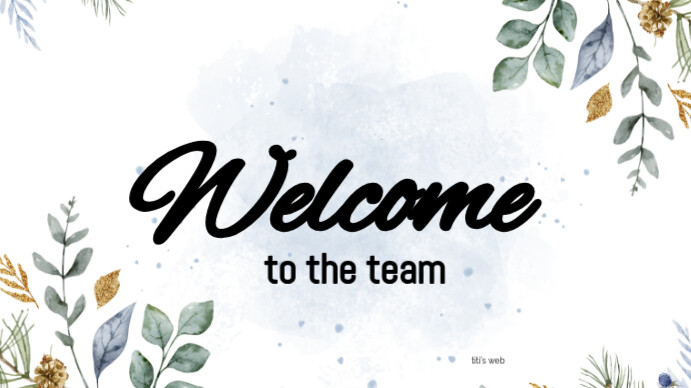 Welcome card Template | PosterMyWall