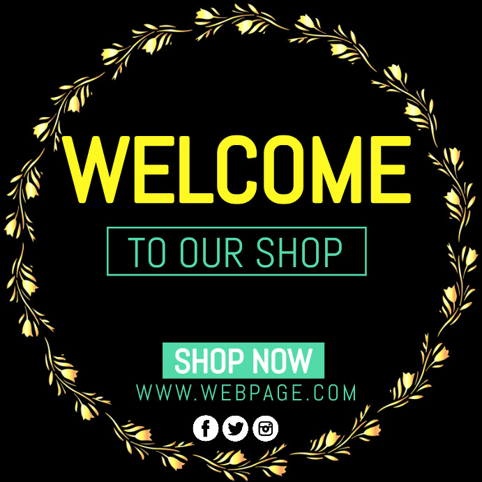 Welcome card Template | PosterMyWall