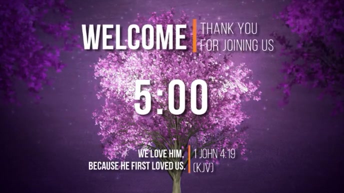 welcome countdown with verses of the bible Template | PosterMyWall