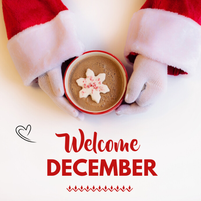 Welcome December 2024 Templat | PosterMyWall