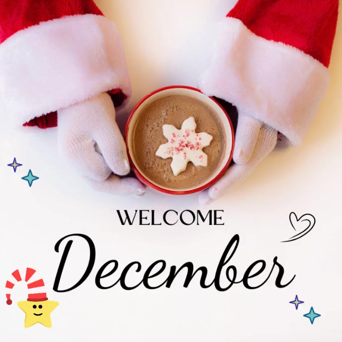 Welcome December Template | PosterMyWall