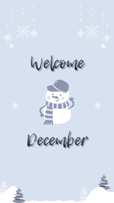 Welcome December Template | PosterMyWall
