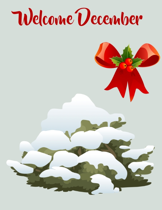 Welcome December Template | PosterMyWall