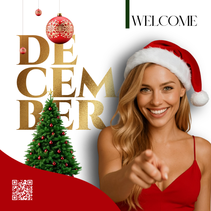 Plantilla de Welcome December | PosterMyWall