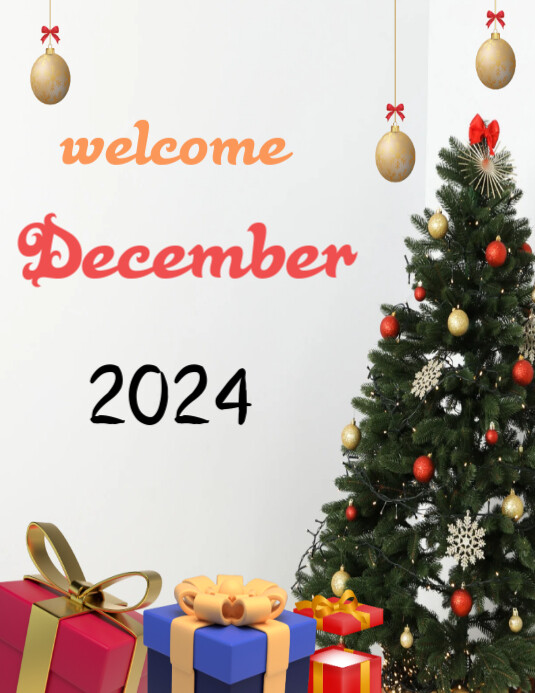 Welcome December Template | PosterMyWall