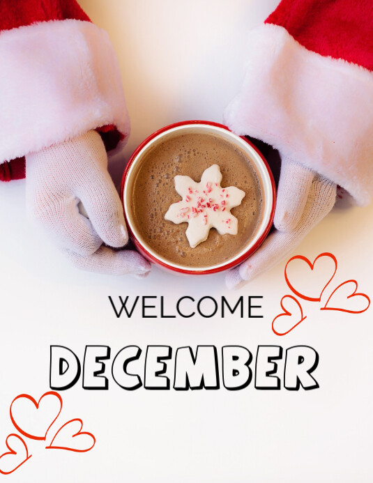 Plantilla de Welcome December month | PosterMyWall