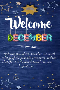 245K+ Free Templates for 'Welcome december poster design 2023 ...