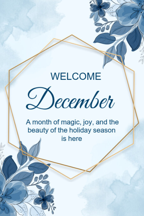 Welcome December 2024