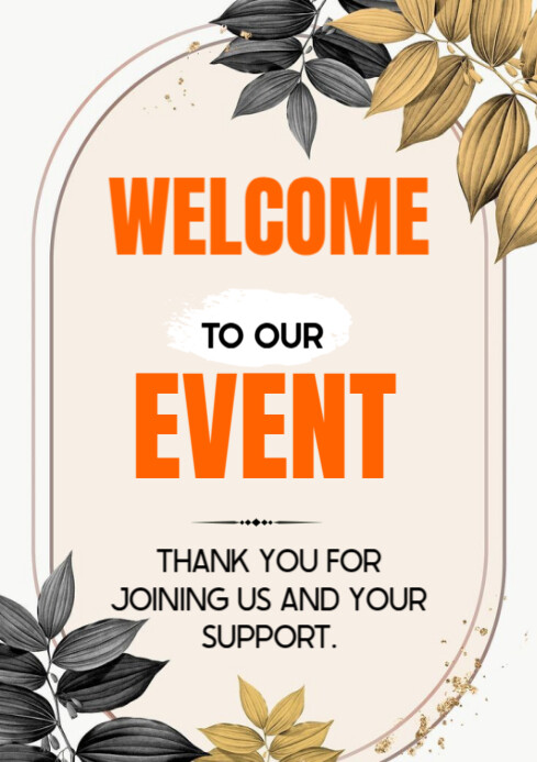 Copy of welcome | PosterMyWall