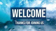 Welcome Poster BLUE Template | PosterMyWall