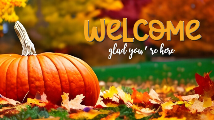 Welcome digital display Template | PosterMyWall