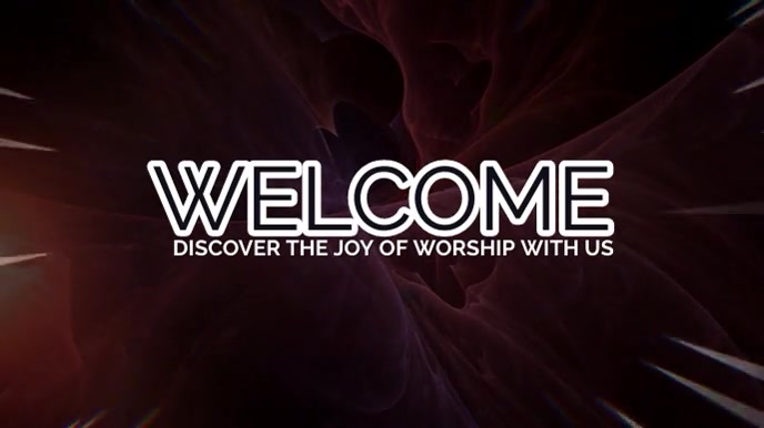 WELCOME DISPLAY Template | PosterMyWall