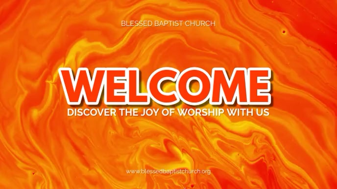 WELCOME DISPLAY Template | PosterMyWall