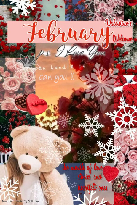welcome February Template | PosterMyWall