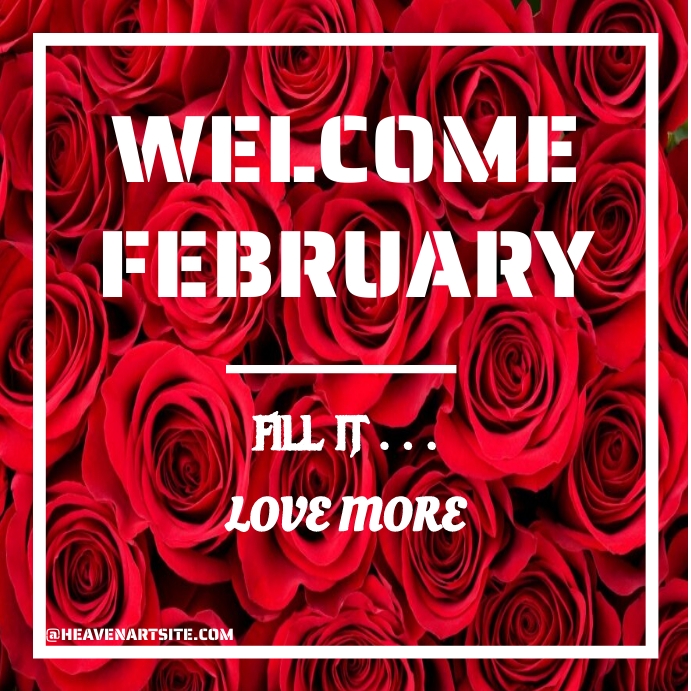 Plantilla de WELCOME FEBRUARY INSTAGRAM POST | PosterMyWall