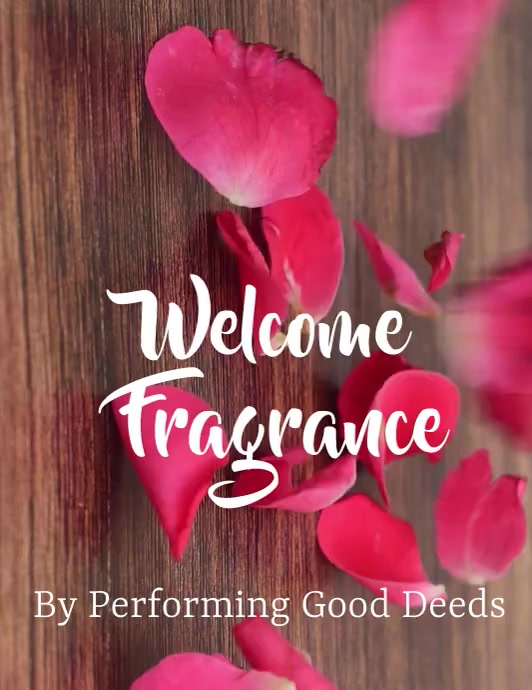 Modèle welcome fragrance | PosterMyWall
