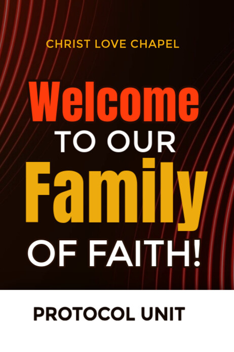 Welcome greeter Template | PosterMyWall