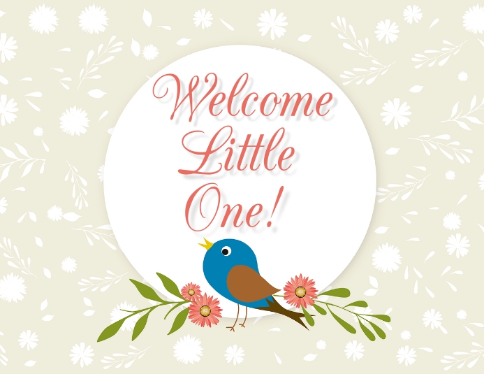 Plantilla de Baby Welcome Announcement | PosterMyWall