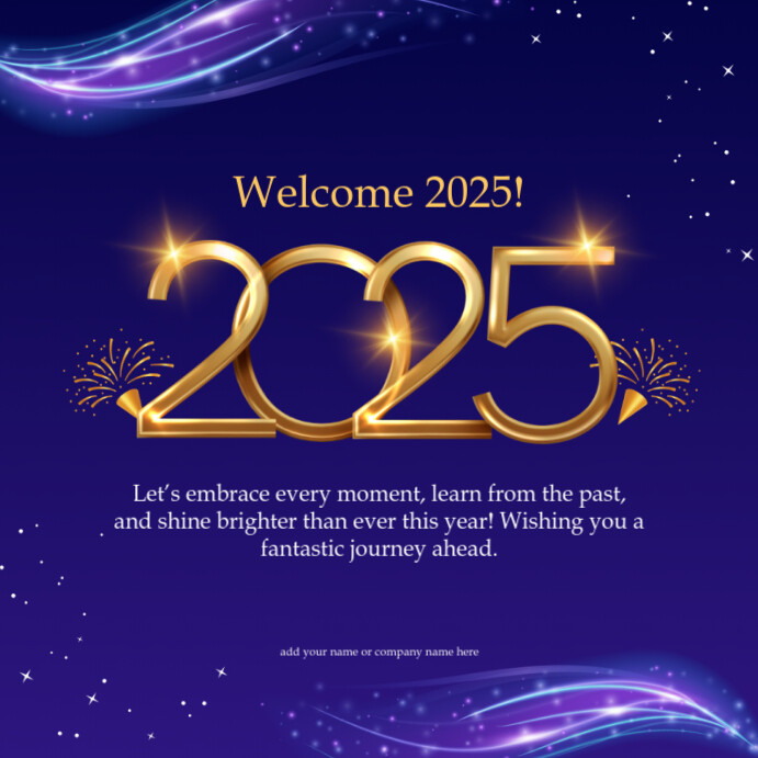 Copy of Welcome Happy New Year | PosterMyWall